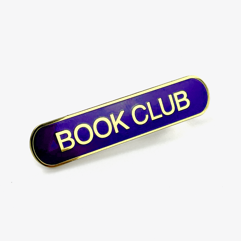 Book Club Enamel Badge – Counterprint