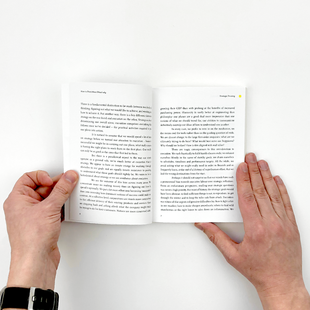 How to Think More Effectively – COUNTER-PRINT