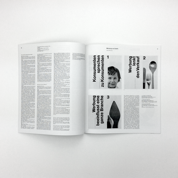 Neue Grafik/New Graphic Design/Graphisme Actuel 1958 – 1965 – Counterprint