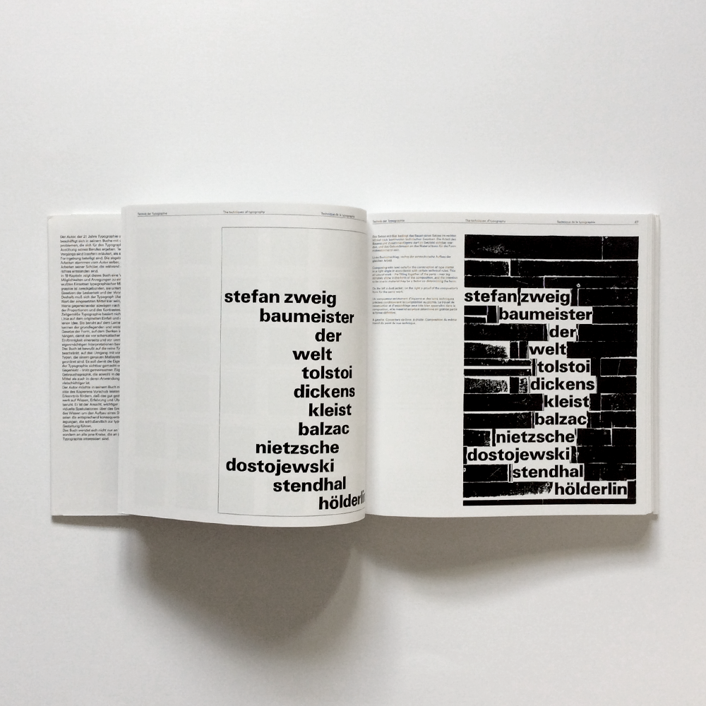 Typography: A Manual of Design – Counter-Print